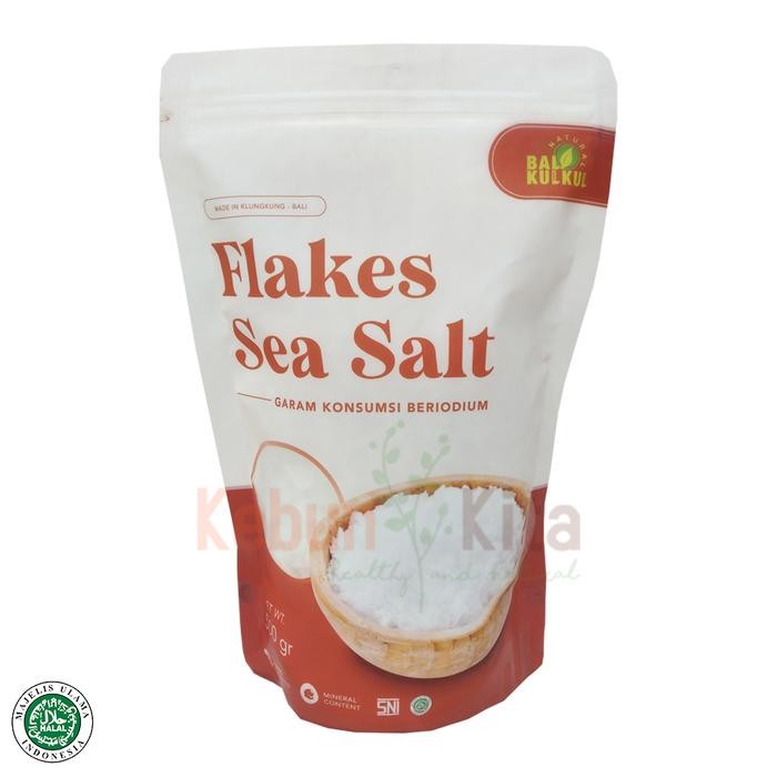 Jual BisaInstan- Natural Bali Kulkul Flakes Sea Salt 500 Gr ( Garam ...