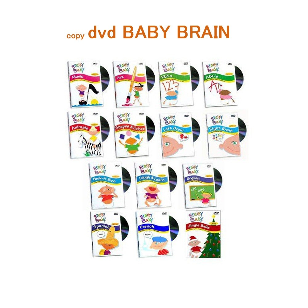 Jual 10 DVD Brainy Baby Untuk Edukasi Anak (baby brain) | Shopee Indonesia