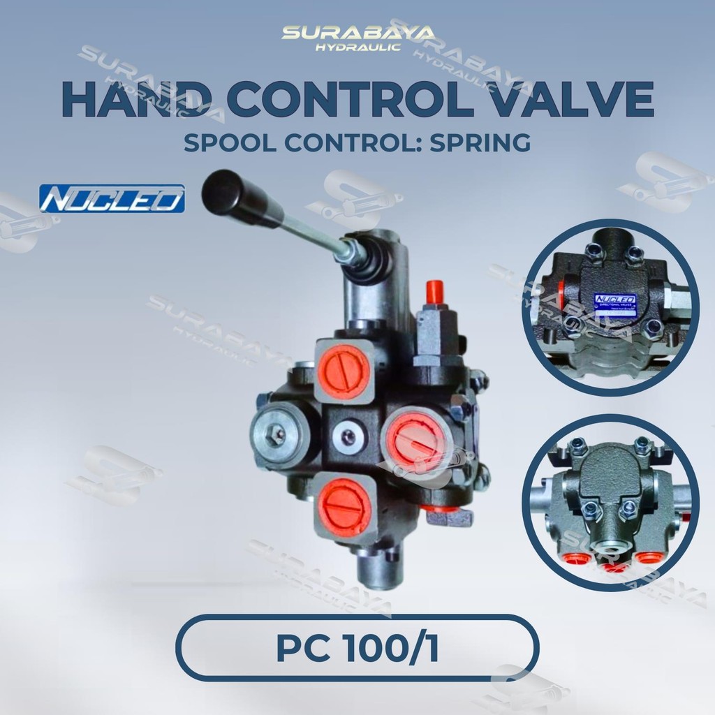 Jual PC-100/1 | Hand Control Hydraulic Valve PC100/1 100 1 Handle 3/4 ...