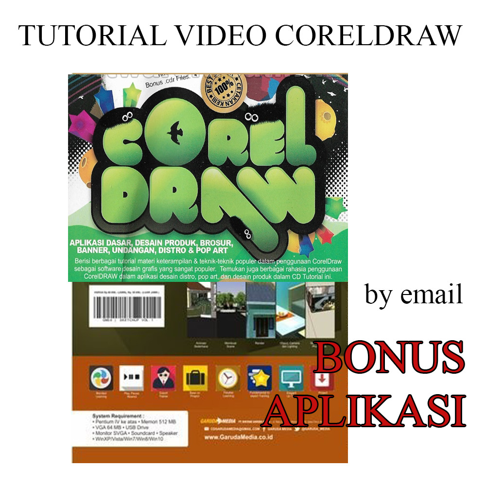 Jual Tutorial Corel Draw Desain Produk, Brosur, Banner, Undangan ...