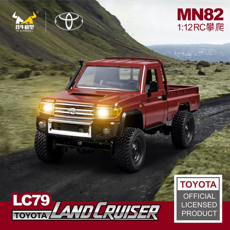 Jual MN82/MN82 PRO 1:12 Retro RC Car With LED Lights 4WD Remote ...