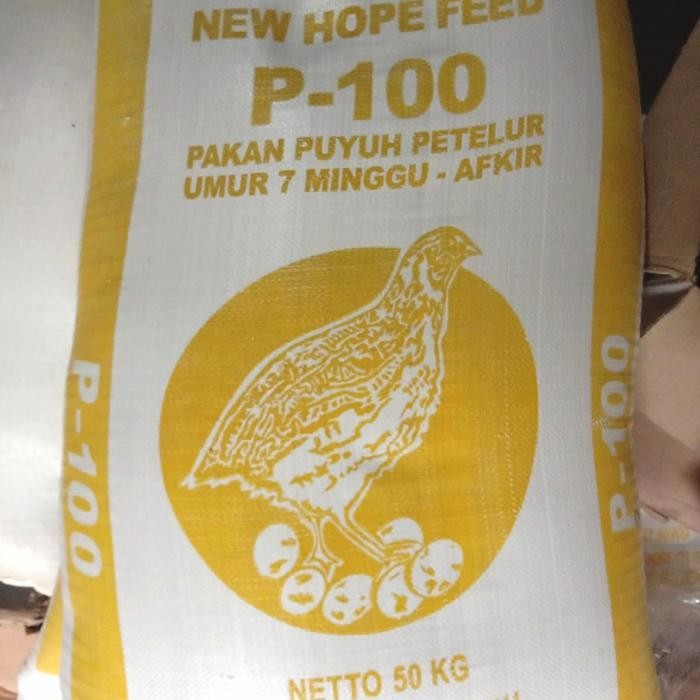 Jual P-100 / Pakan Burung Puyuh Petelur P100 New Hope (Gojek ) | Shopee Indonesia