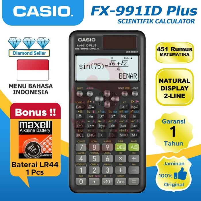 Jual Kalkulator Casio Fx 991 Id Plus | Shopee Indonesia