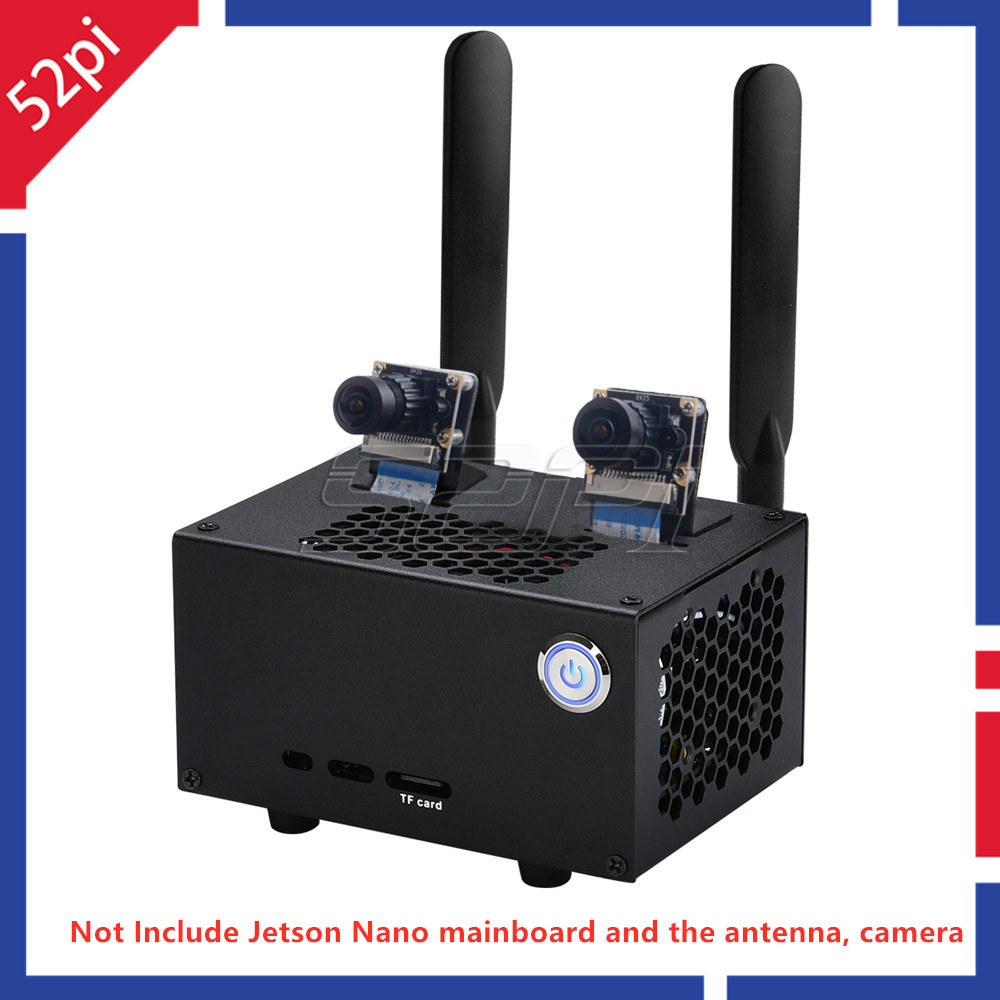 Jual NEW 52Pi NVIDIA Jetson Nano Metal Case / Enclosure with Provide ...