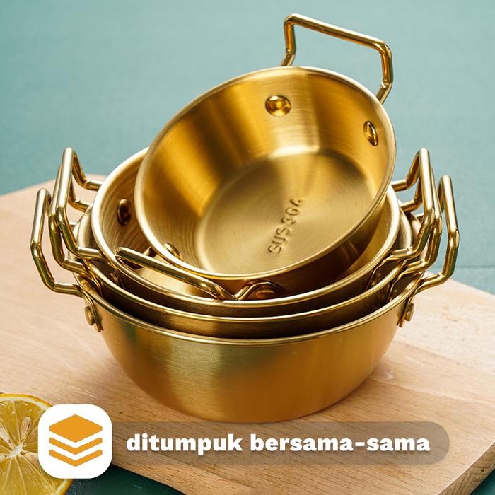 Jual BnYkPilih- CodPanci Ramen Korea Premium Gold / Ramyun Noodle Pot ...