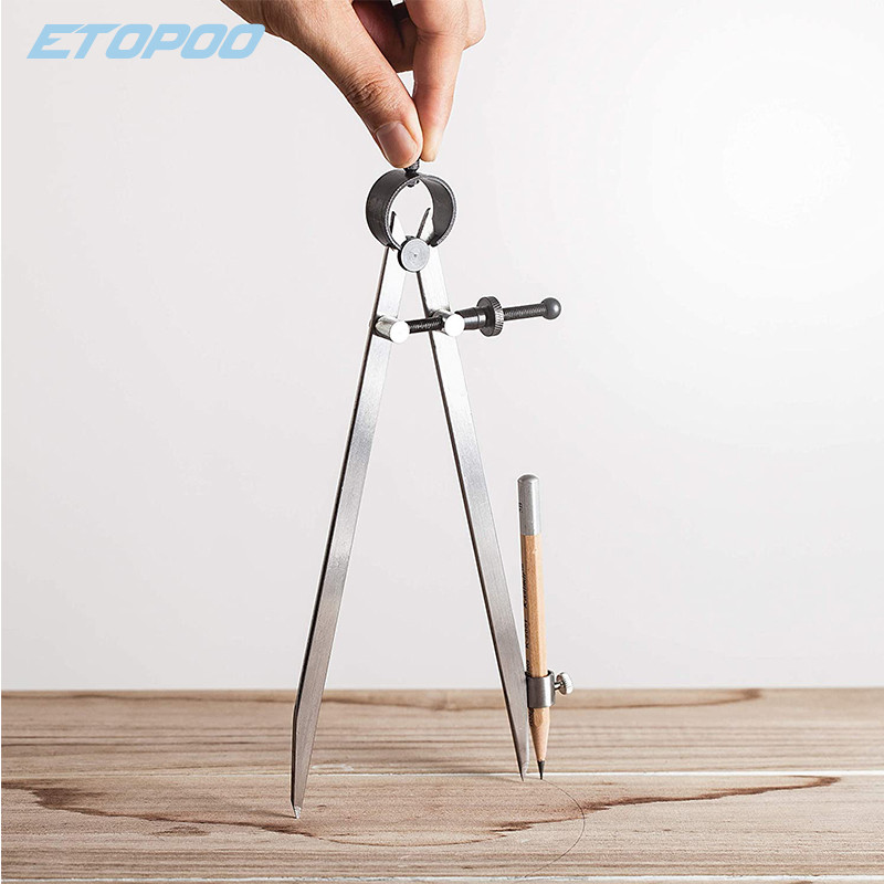 Jual NEW 100-300mm Wing Divider Line Location Scriber Drawing Compasses ...