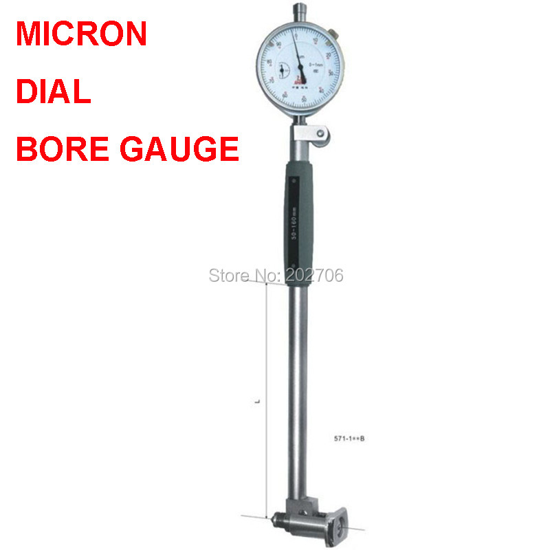 Jual SALE 50-160mm micron Dial bore gauge 0.001mm Center Ring Dial ...