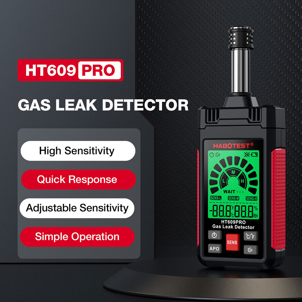 Jual Gas Leak Detector Audible & Visual Alarm Combustible Gas Detector ...
