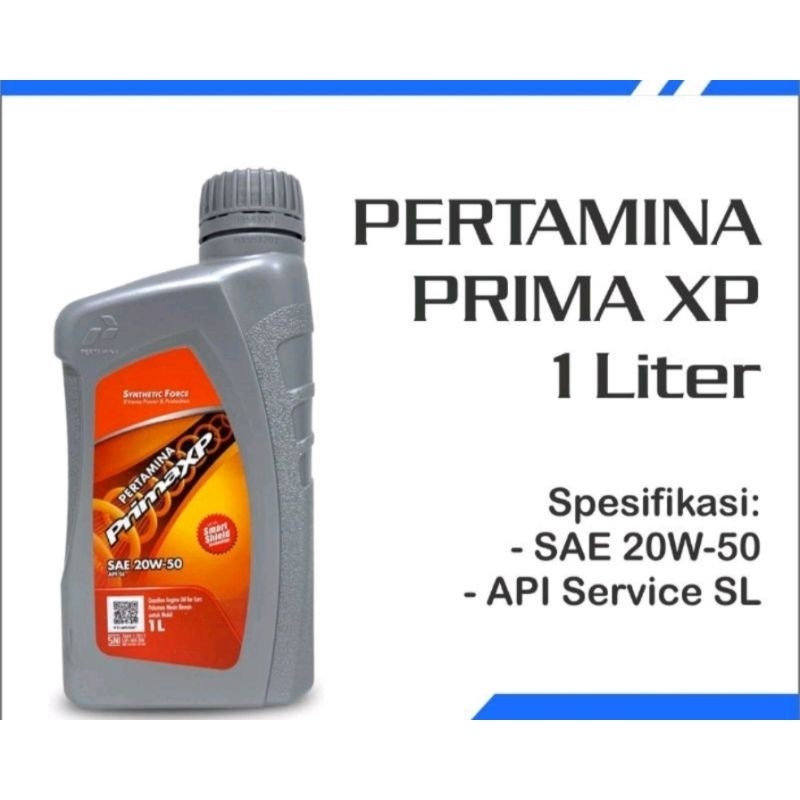 Jual OLI MESIN MOTOR PRIMA XP 1 LITER OLI PERTAMINA PRIMA XP 1 LITER ...