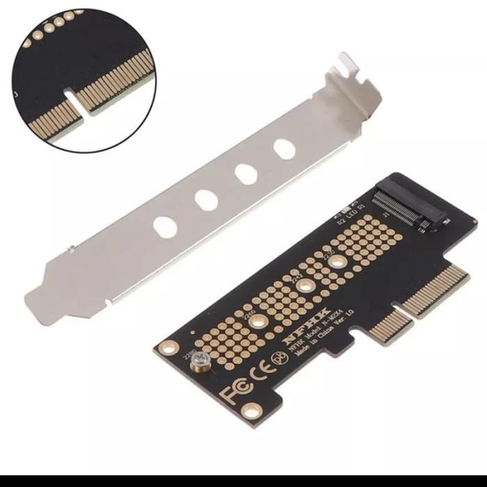 Jual PCIE X1 X4 TO M.2 NVME ADAPTER SSD M2 ADAPTER ADAPTOR CONVERTER CARD | Shopee Indonesia