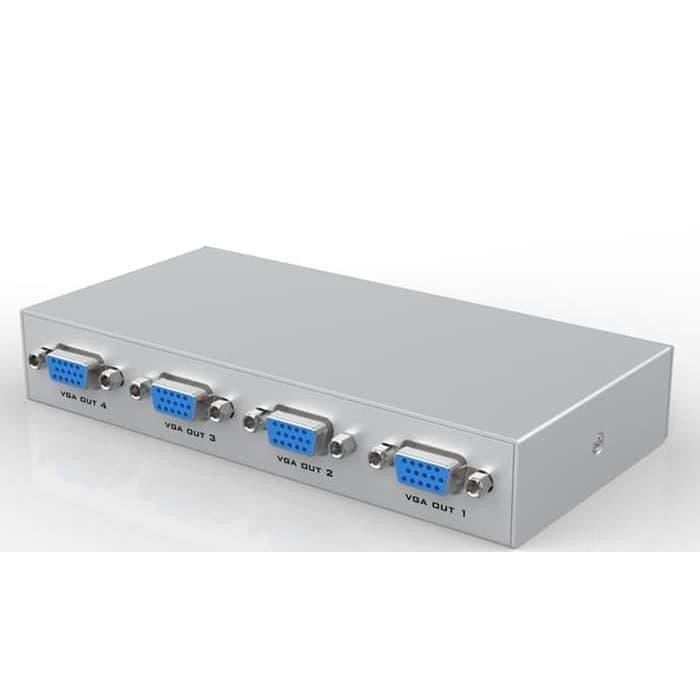 Jual VGA SPLITTER 4 PORT , VGA SPLITER 1 TO 4 PORT | Shopee Indonesia