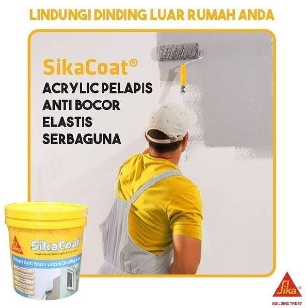 Jual Lilissto Shop Sikacoat Plus Pelapis Anti Bocor Elastis Dinding ...