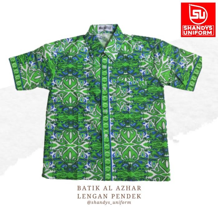 Jual batik sekolah al azhar lengan pendek no.15 [kualitas terbaik ...