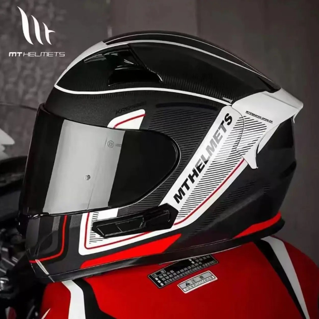 Jual Spanish MT KRE Fiberglass Fiber Motorcycle Helmet ECE DOT ...