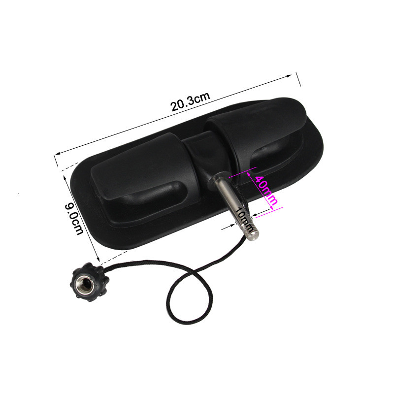 Jual PVC Inflatable Boat Paddles Lock Hook Mount Rack Fishing Kayak ...