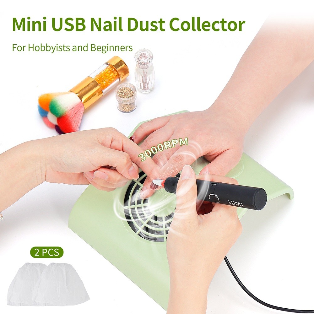 Jual Mini Usb Nail Dust Collector Portable Nail Dust Extractor Nail ...