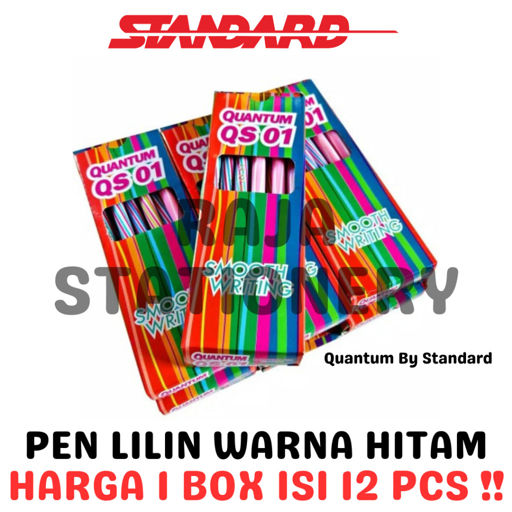 Jual QUANTUM BALL PEN BY STANDARD PULPEN LILIN ULIR QUANTUM STANDARD QS ...