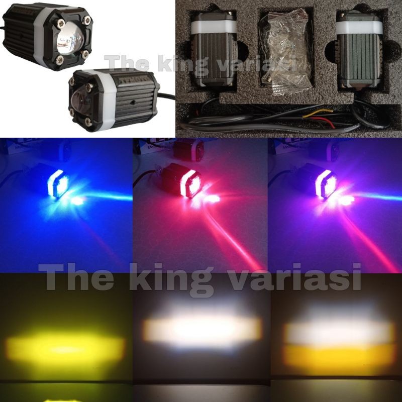 Jual LAMPU TEMBAK LED MOTOR SUPER TERANG DEVIL / LAMPU SOROT SQL LIST ...