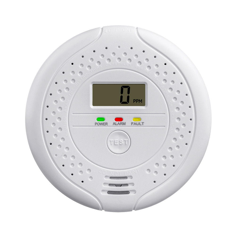 Jual Digital Carbon Monoxide Detector Audible And Visual Alarm Battery ...