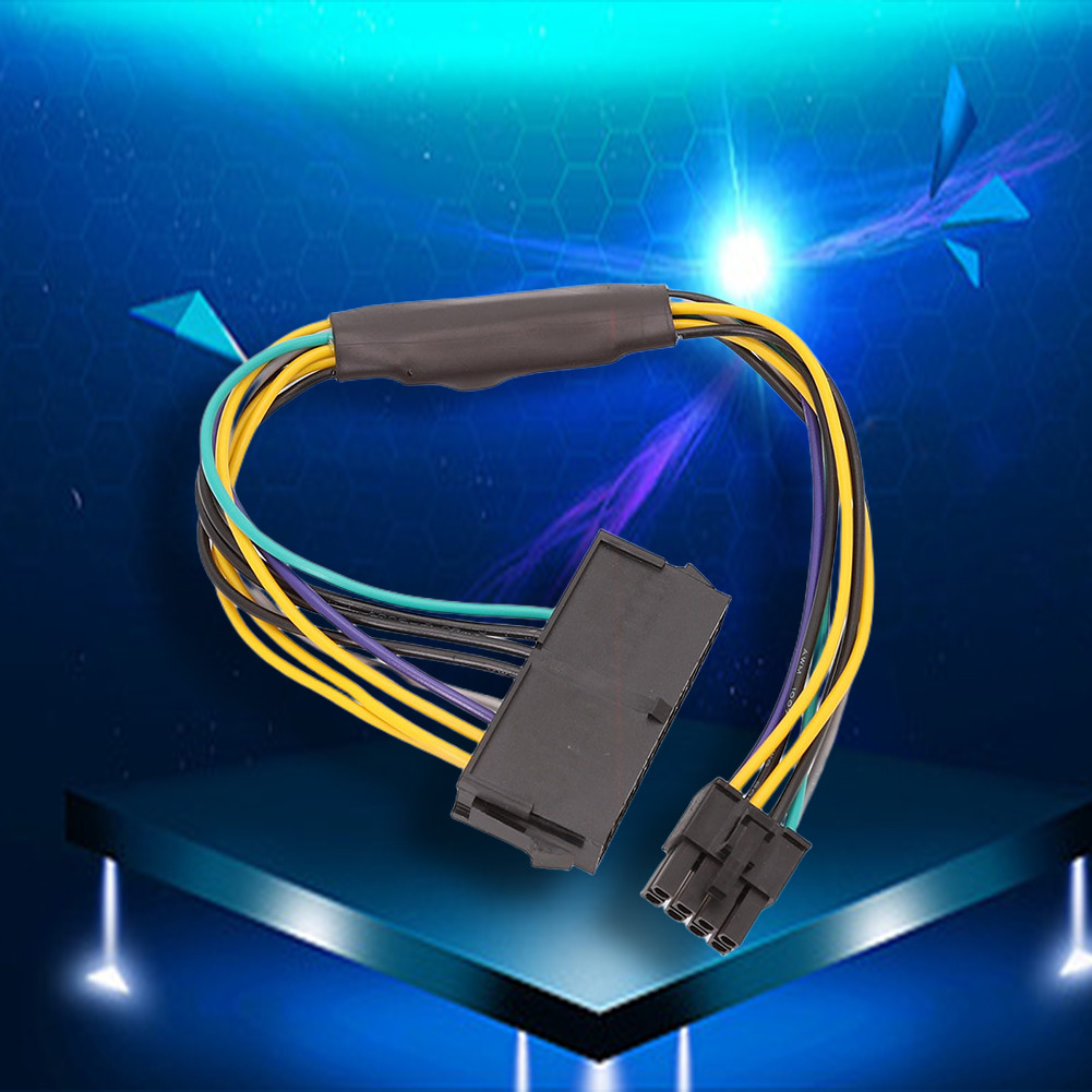 Jual ATX 24Pin To 8Pin Power Cable 30cm Long Power Supply Support 1000W ...
