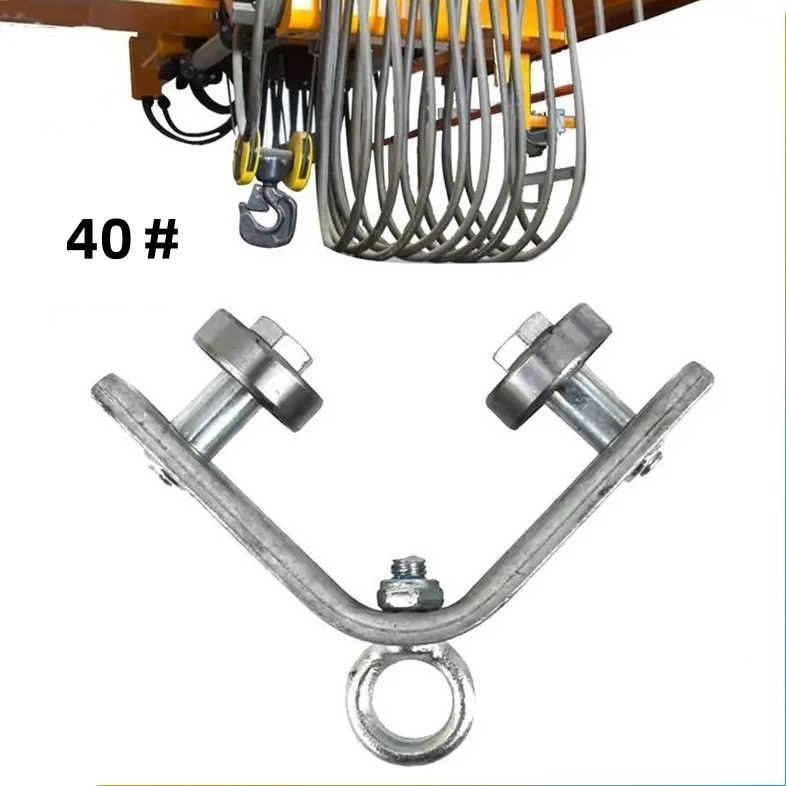 Jual 40/50# Cable Trolley Hanger Untuk Hoist Crane-Katrol Kerekan Alat ...