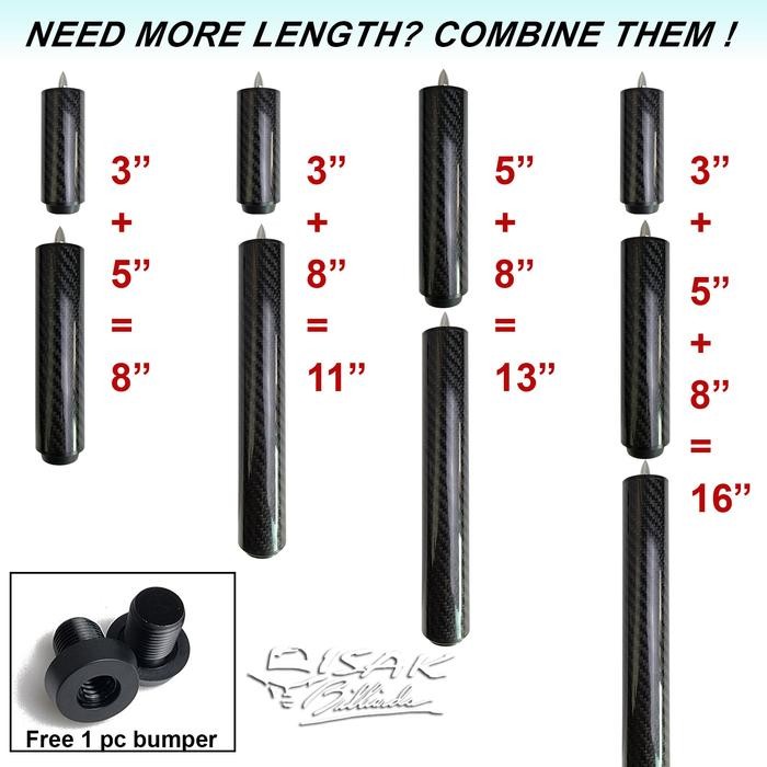 Jual (Expert) Murrey Cue Extension 3" 5" 8" - Venom Predator Poison ...