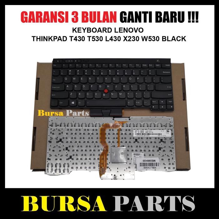 Jual Keyboard Lenovo Thinkpad T430 T530 L430 X230 W530 Black | Shopee ...