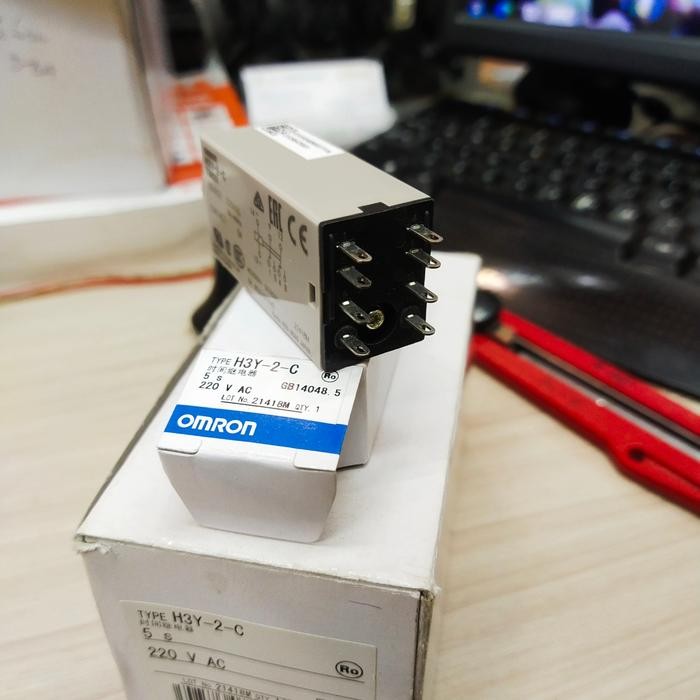 Jual MINI TIMER OMRON H3Y-2-C 5S 220VAC | Shopee Indonesia