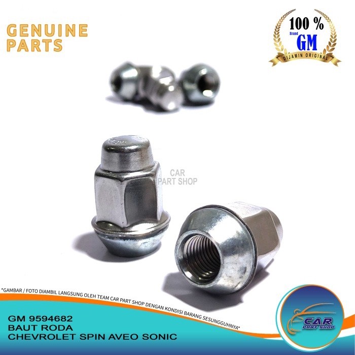 Jual BAUT RODA MUR RODA NUT WHEEL SPIN AVEO SONIC ORI GM | Shopee Indonesia