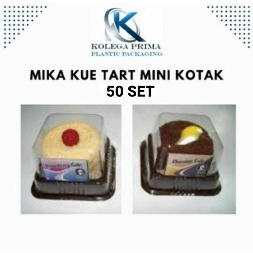 Jual MIKA KUE TART MINI KOTAK BESAR/ MIKA TART MURAH/ MIKA PUDING KOTAK ISI 50 PCS | Shopee ...