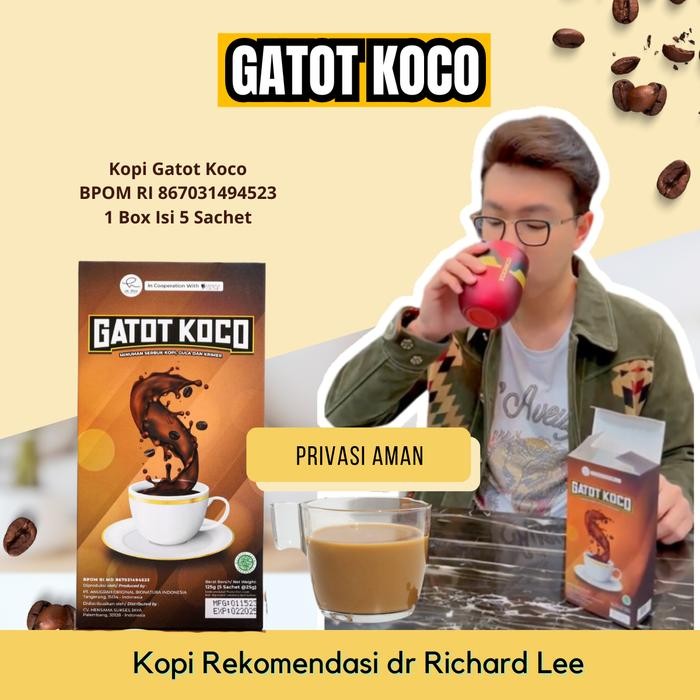 Jual Kopi Gatot Koco - Kopi Gatot Koco Dr Richard Lee Gatot Koco | Shopee Indonesia