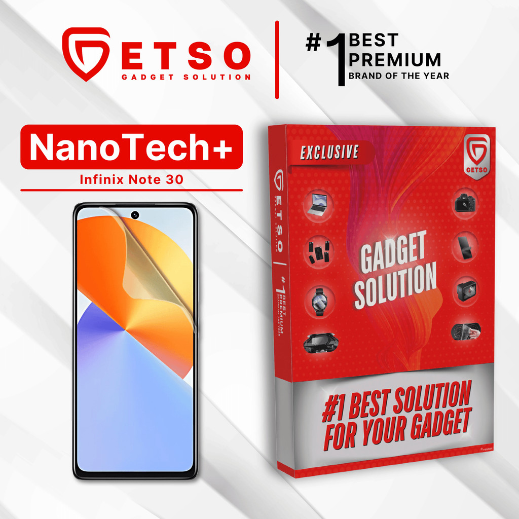 Jual GETSO EPU BIO GENESIS Hydrogel for Infinix Note 30 / Screen Guard ...