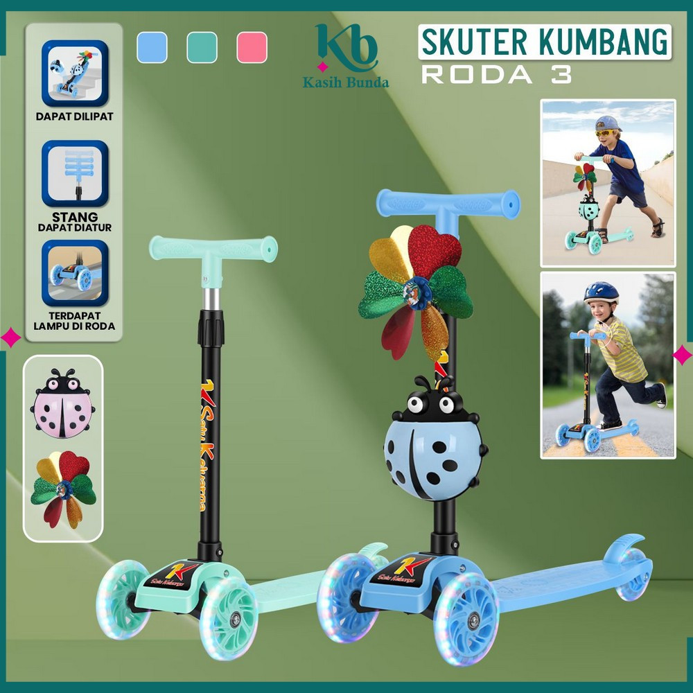 Jual Cosmic - Mainan Otopet Scooter Anak Skuter Roda 3 Bisa Lipat ...