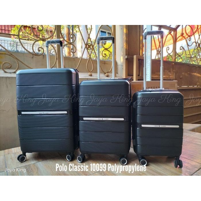 Jual Koper Fiber 24 28 Inch POLO CLASSIC Bahan PP Anti Pecah TSA ...