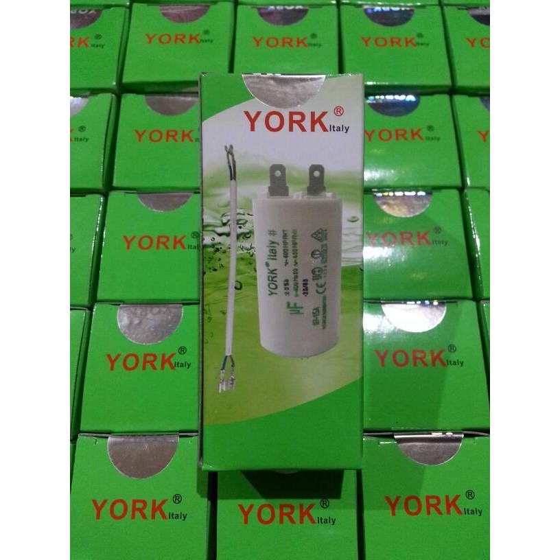Jual York 35 Uf - 450V Kapasitor / Capacitor Colok Dan Kabel (Capacitor ...