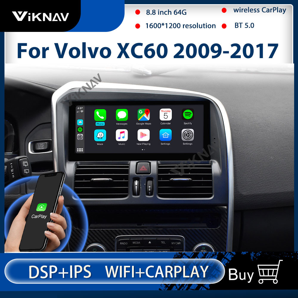 Jual Android Autoaudio For Volvo XC60 2009-2017 Upgrade Wireless ...