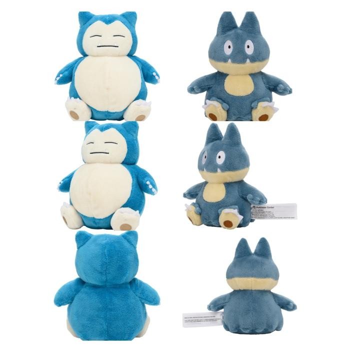 Jual ORIGINAL Pokemon Center Fit Boneka Snorlax Munchlax Plush Kabigon ...
