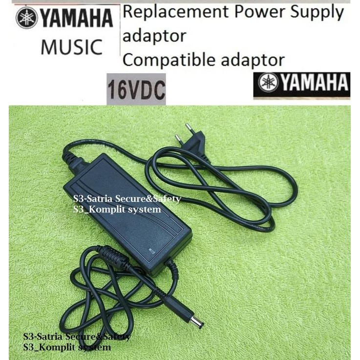 Jual Replment PA 300 Adaptor 16V Yamaha PSR 1100 1500 2100 3000 Power ...