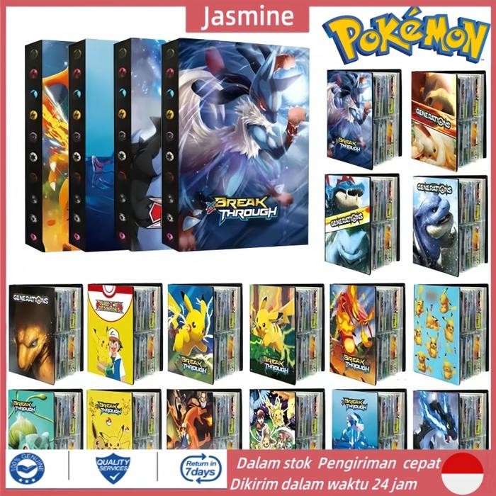 Jual Uta - CodPokemon Album Book 9 Pocket 432 Card Anime Map Game ...