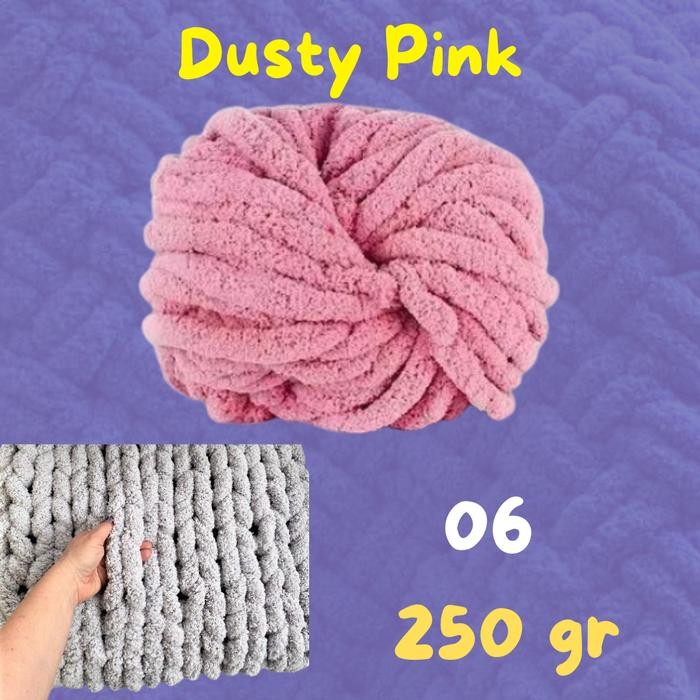 Jual 250gr Chenille Jumbo Chunky Yarn Benang Rajut Chenille Jumbo Jumbo ...