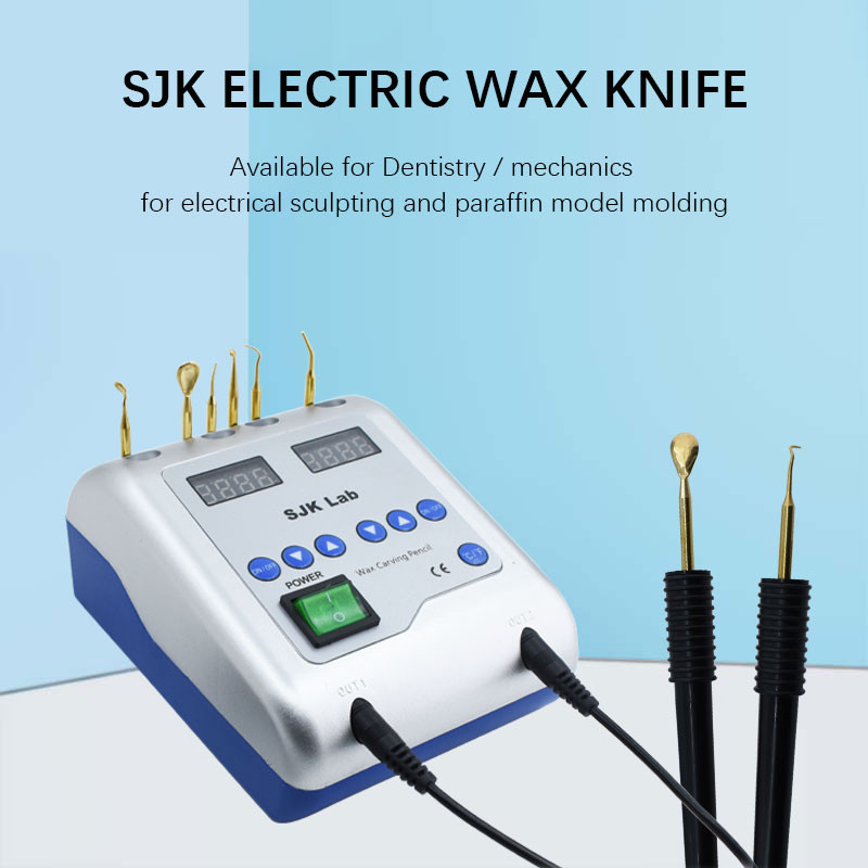 Jual Sjk Lab Electric Waxer Knife Carving With 6 Wax Tips+2 Pens ...