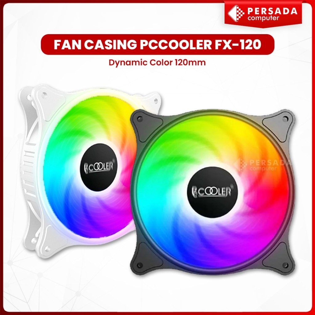 Jual Fan Casing PCCOOLER FX-120-3 Dynamic Color 120mm | Shopee Indonesia