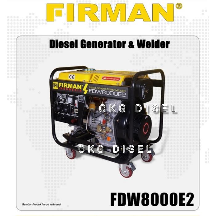 Jual Generator Mesin Las Diesel Firman FDW 8000 E2 Heavy Duty | Shopee ...