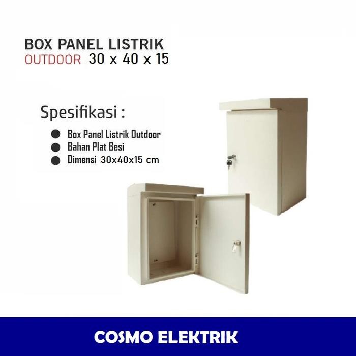 Jual Box Panel Topi Ionee Outdoor 30X40X15 Cm Kotak Panel Listrik Plat ...