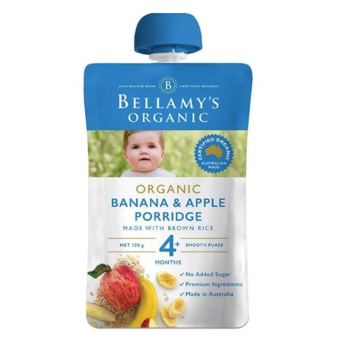Jual Bellamy'S Organic 4+ 6+ 8+ Months Baby Puree Pouch Makanan Bayi ...