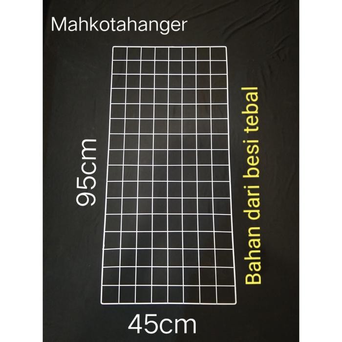 Jual Jaring Ram Besi Dinding Ukuran 45cmx95cm Gantungan hook ram ...