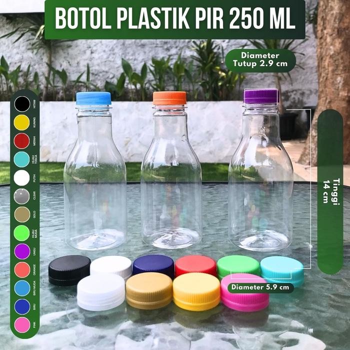 Jual JTTOP" ISI 100 PCS BOTOL PIR 250 ML / BOTOL PLASTIK 250 ML / BOTOL ...