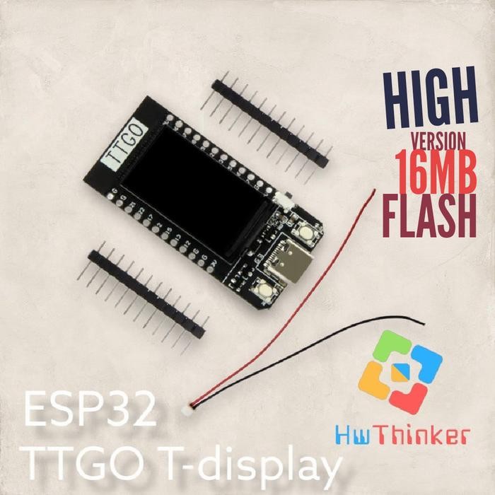 Jual Ttgo T-Display Esp32 Wifi Bluetooth Board For Arduino 1.14 Inch ...
