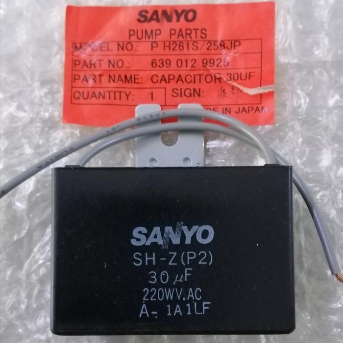 Jual Spare Part Pompa Air Sanyo Kapasitor 30 Mf / 30 Mikro Ph-258Jp ...