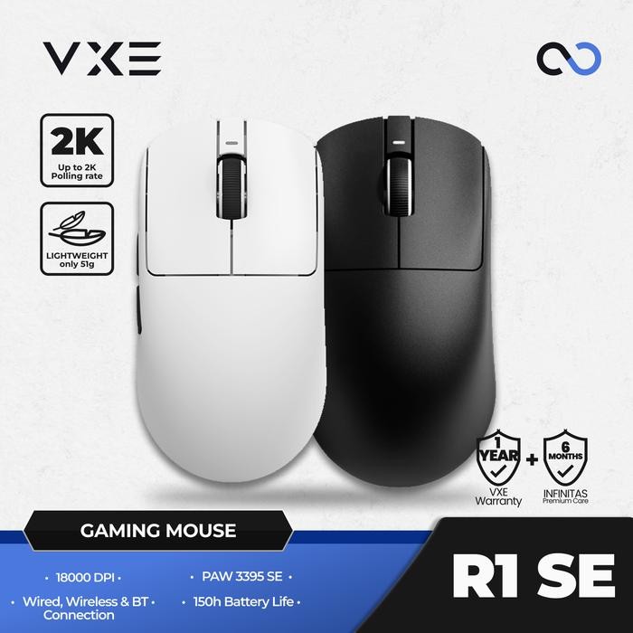 Jual VGN VXE R1 SE / SE+ 2K Wireless Light Weight Gaming Mouse | Shopee ...